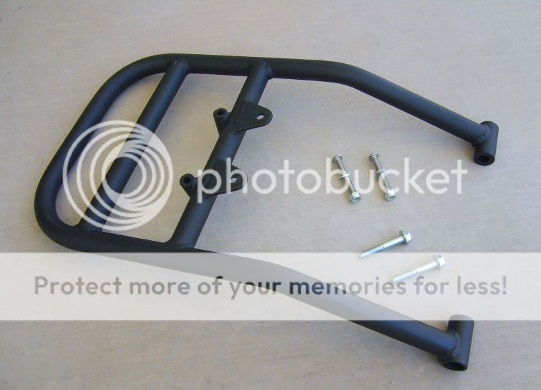 DRZ400S/SM Rear Luggage Rack - New - Black | SuperMoto Junkie