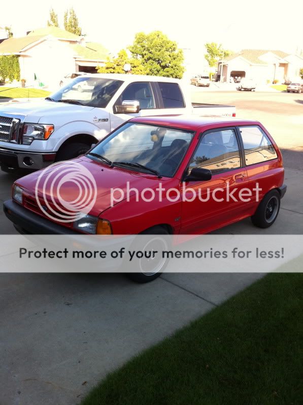FS: 1990 red ford festiva BP swap - Beyond.ca - Car Forums