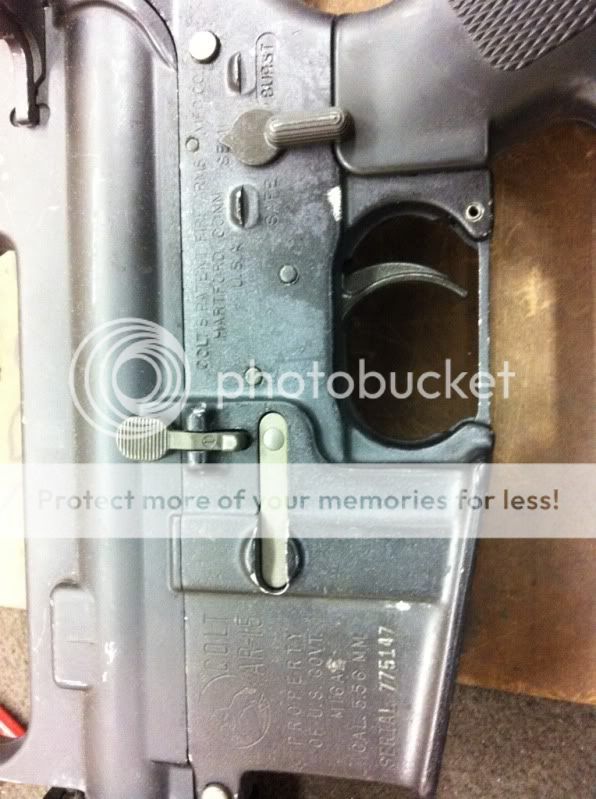 sitting on my desk right now. A2 stamped Full-Fence A1 lower m16 > AR ...