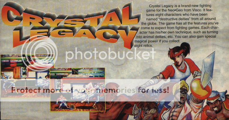 Actual Crystal Legacy (prototype) screenshots. | Neo-Geo Forums