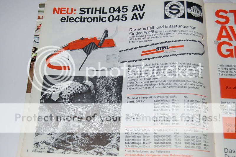 Stihl-Kataloge aus den 60er und 70er Jahren - Alles rund um die ...