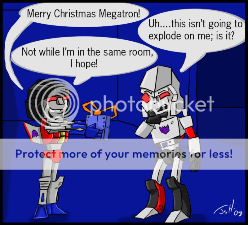 2D Artwork: - Merry Christmas Megatron | TFW2005 - The 2005 Boards